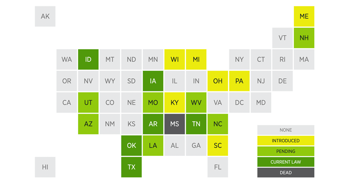 Data Visualization | Critical Race Theory: Legislation Tracker | The ...